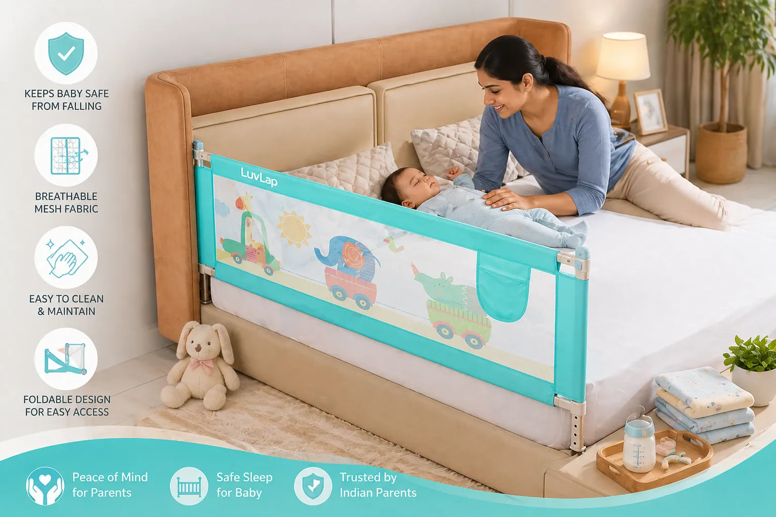 Baby Falls Off Bed? First Aid & Warning Signs Guide – Luvlap Store