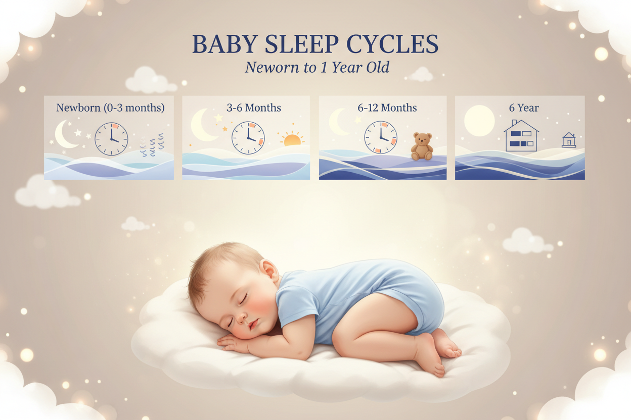 Babycare: Baby Sleep Cycles Explained (Newborn to 1 Year) – Luvlap Store