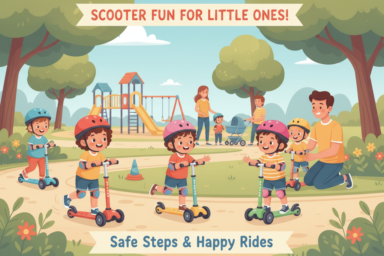 Beginner Kids Scooter Skills for Ages 2–4 – Luvlap Store
